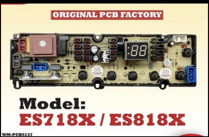 (ORIGINAL) (USED) SHARP WASHING MACHINE PCB BOARD ( CONTROL BOARD / PCB ...