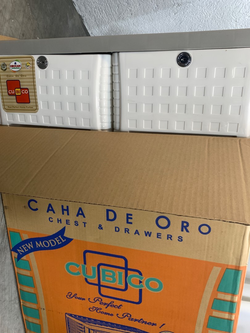 Orocan Cubico White 5Layer Dresser Drawer, Furniture & Home Living ...