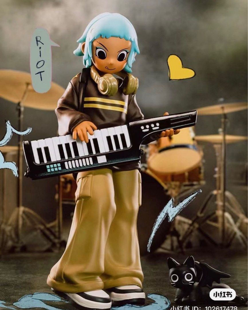 PEACH RIOT RISE UP X FRANKIE SICK BEATS POPMART, Hobbies & Toys, Toys ...