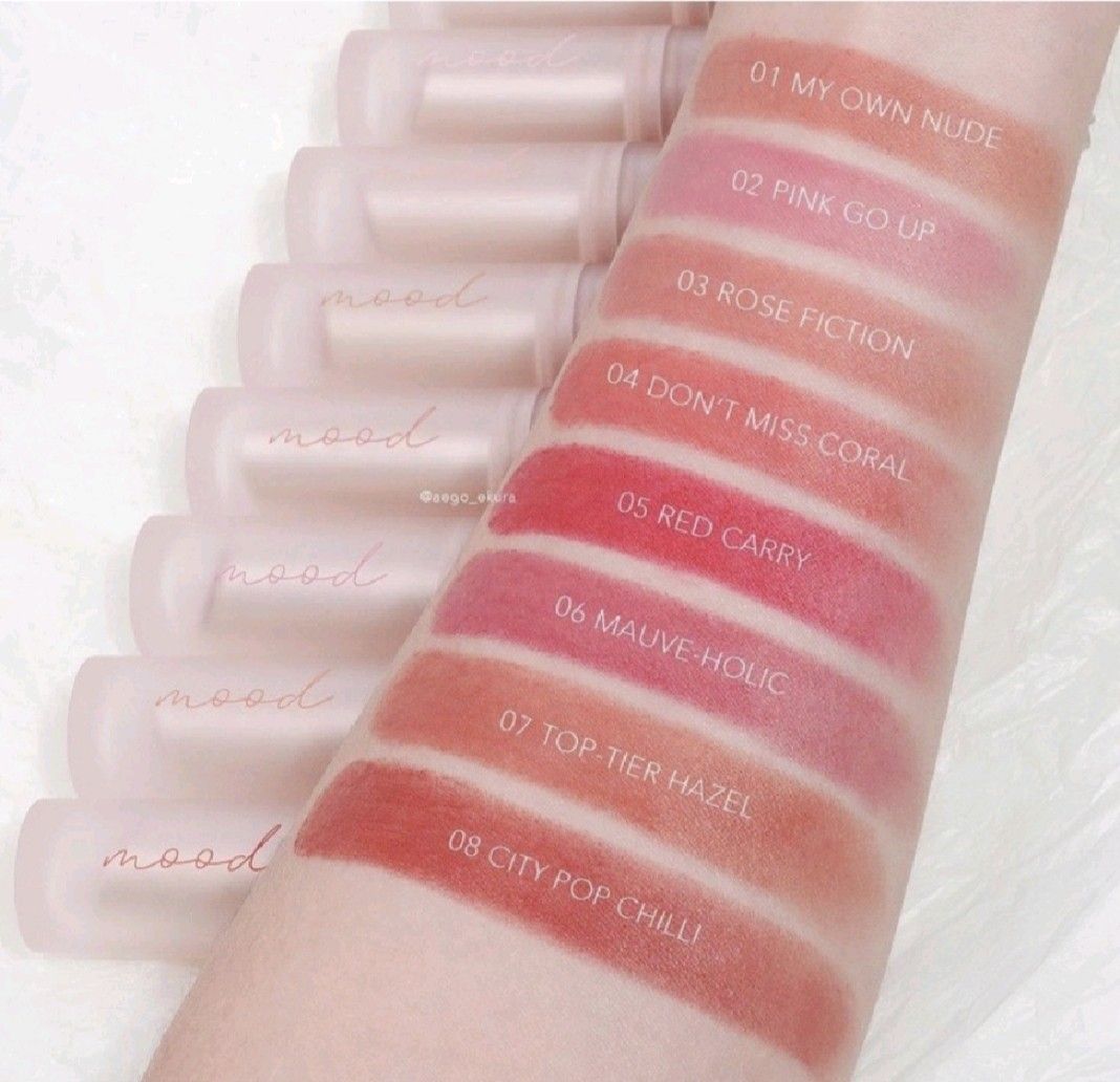 Peripera ink Mood Matte Stick 花瓣絲絨霧面唇膏 #06, 香水、美妝、保養, 臉部彩妝、保養與清潔, 化妝品在旋轉拍賣