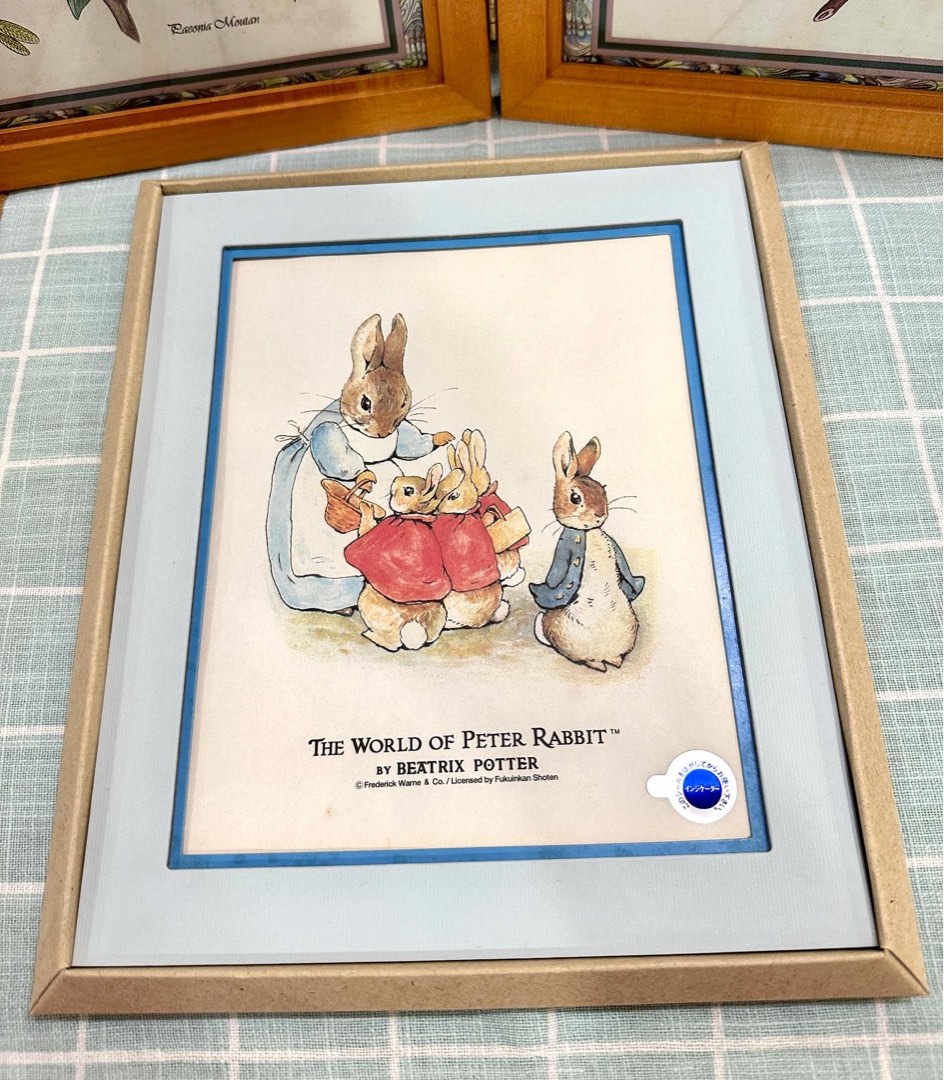 Peter Rabbit Frames x3, Furniture & Home Living, Home Decor, Frames ...
