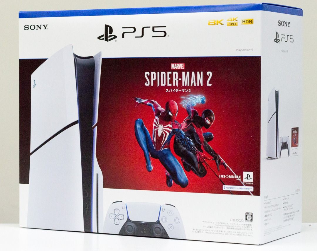PlayStation 5 Slim Spider-Man 2 Edition, Video Gaming, Video Game ...