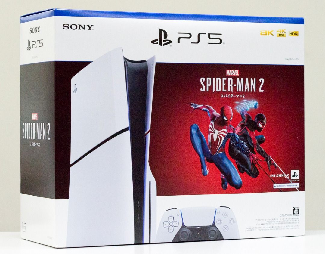 PlayStation 5 Slim Spider-Man 2 Edition, Video Gaming, Video Game ...
