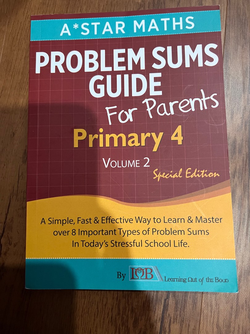 Problem sum guide for parents P4 vol 2, Hobbies & Toys, Books ...