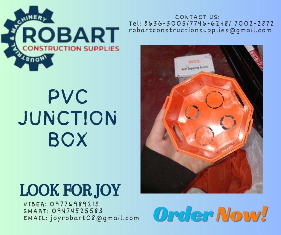 PVC JUNCTION BOX, Commercial & Industrial, Construction & Building ...