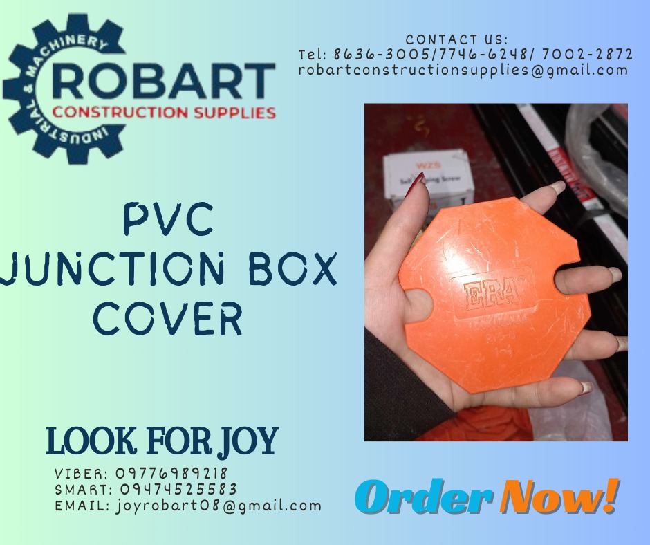 PVC JUNCTION BOX COVER, Commercial & Industrial, Construction ...