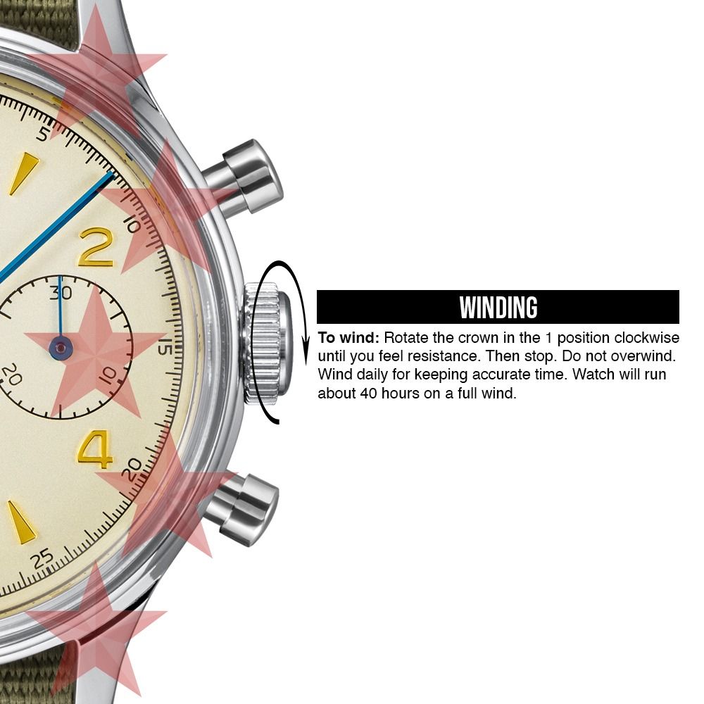 Red Star 1963 Seagull Classic Cream Dial 21 Zuan ST1901 Hand Winding ...