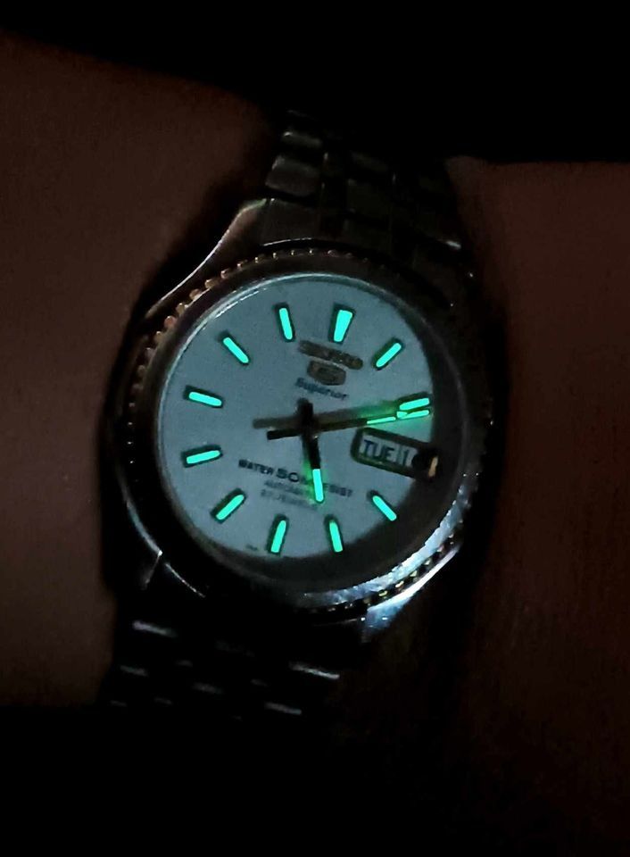 SEIKO 5 Superior 7S36-0090 SKZ050 BMBY June 1998 SOLID Caseback ...