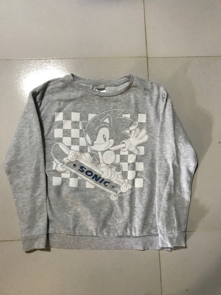 Sonic The Hedgehog Sweater, Women's Fashion, Tops, Shirts on Carousell