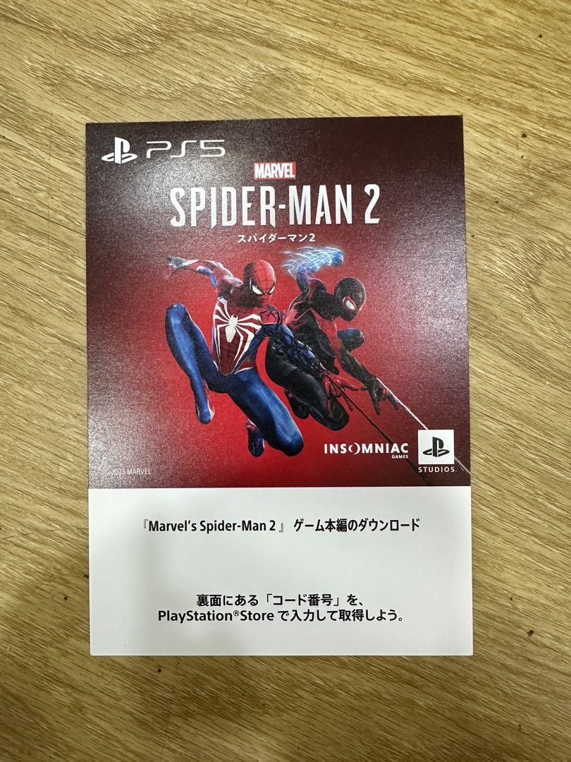 Spiderman 2 ps5 digital code English version, Video Gaming, Video Games ...