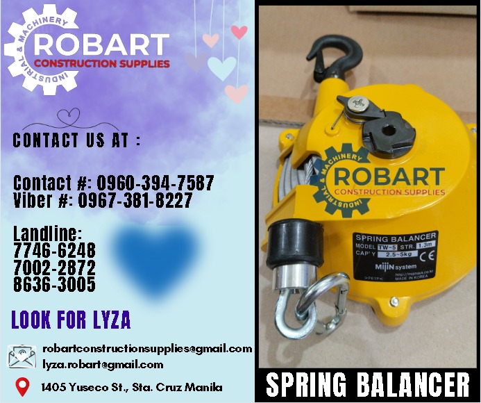 Spring Balancer, Commercial & Industrial, Construction Tools ...