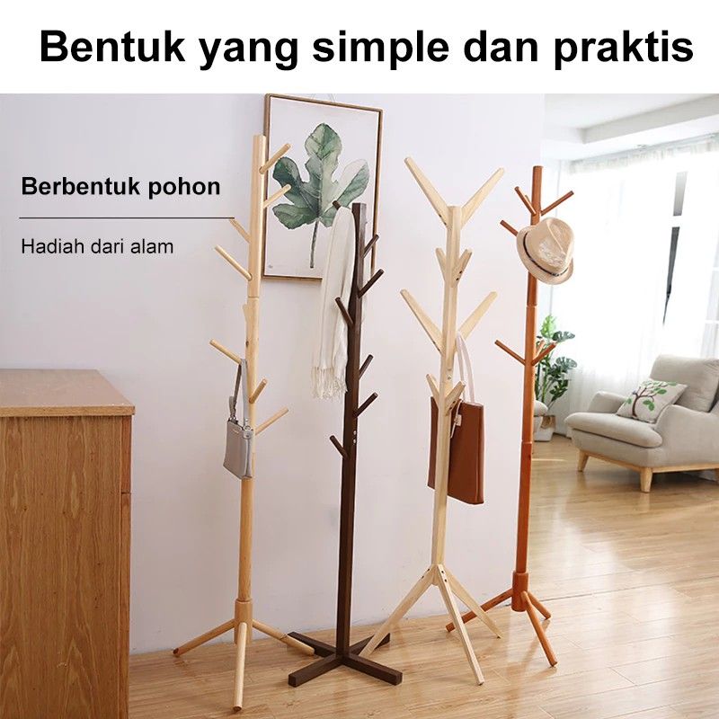 Stand Hanger Gantungan Tas Topi Multifungsi, Perabotan Rumah di Carousell