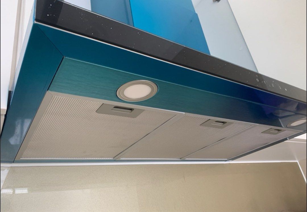 Teka DSI 90 AD 90cm chimney hood with touch control and digital display ...