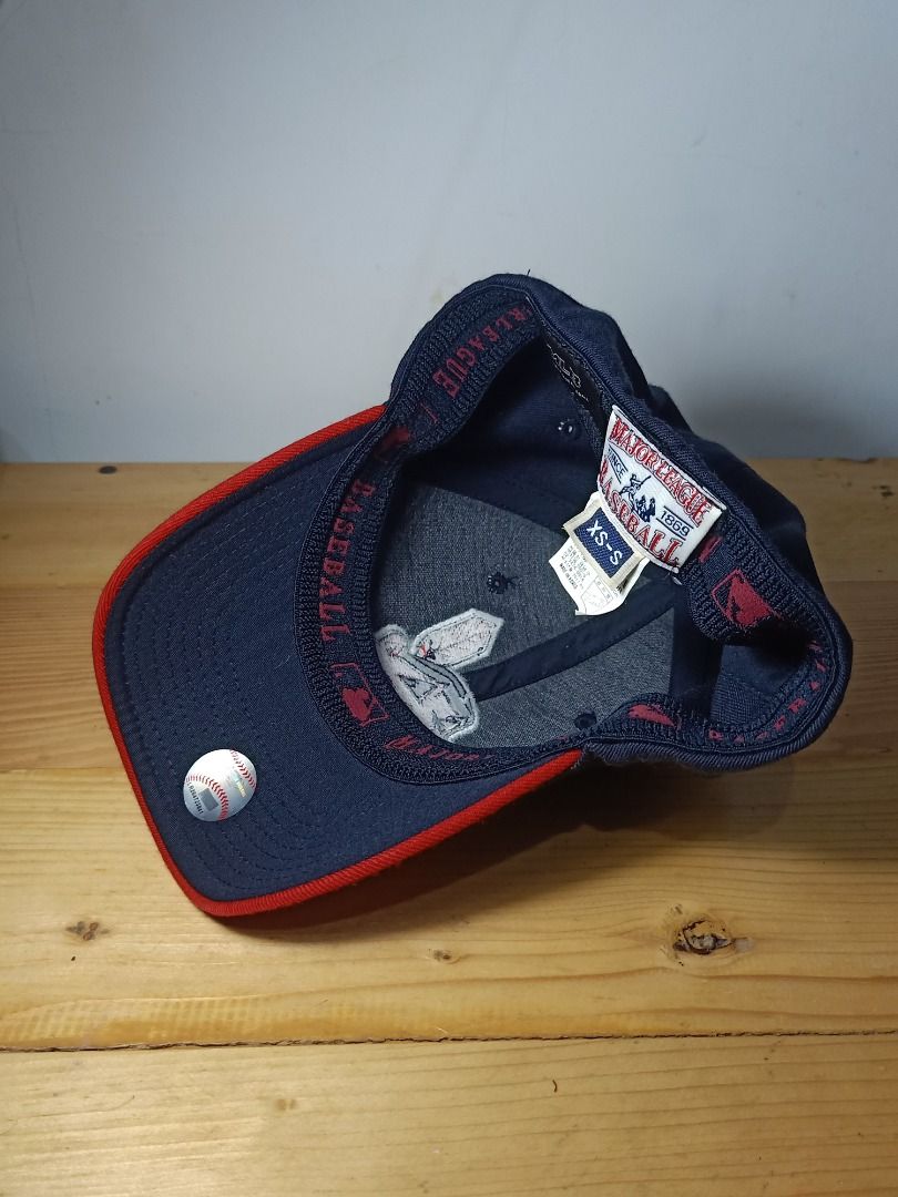 TOPI MLB INDIANS HEAD LOGO NOT NEW ERA, Fesyen Pria, Aksesoris, Topi di ...