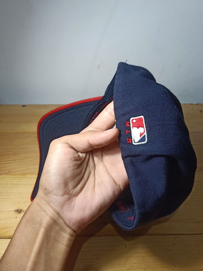 TOPI MLB INDIANS HEAD LOGO NOT NEW ERA, Fesyen Pria, Aksesoris, Topi di ...