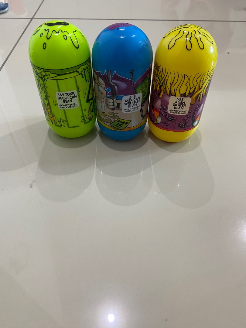 Trash can bean, Hobbies & Toys, Toys & Games on Carousell