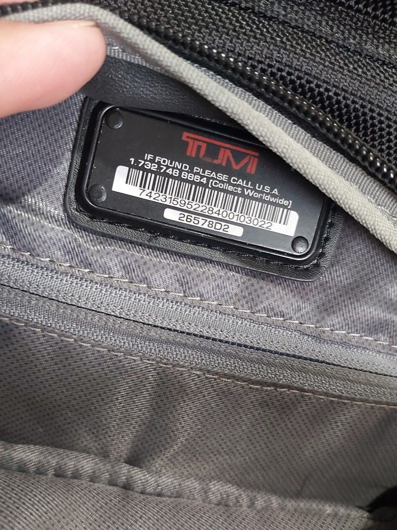 Tumi Alpha Tpass, Men's Fashion, Bags, Backpacks on Carousell