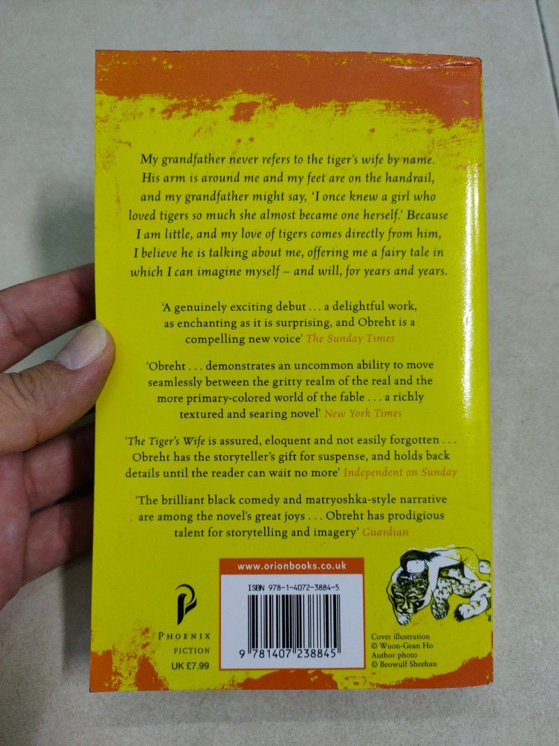 [Used] The Tiger's Wife by Tea Obreht (Historical Fiction > Fantasy ...