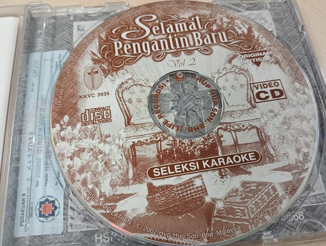 Vcd Karaoke Selamat pengantin baru Condition used, calar halus. Rm8 ...