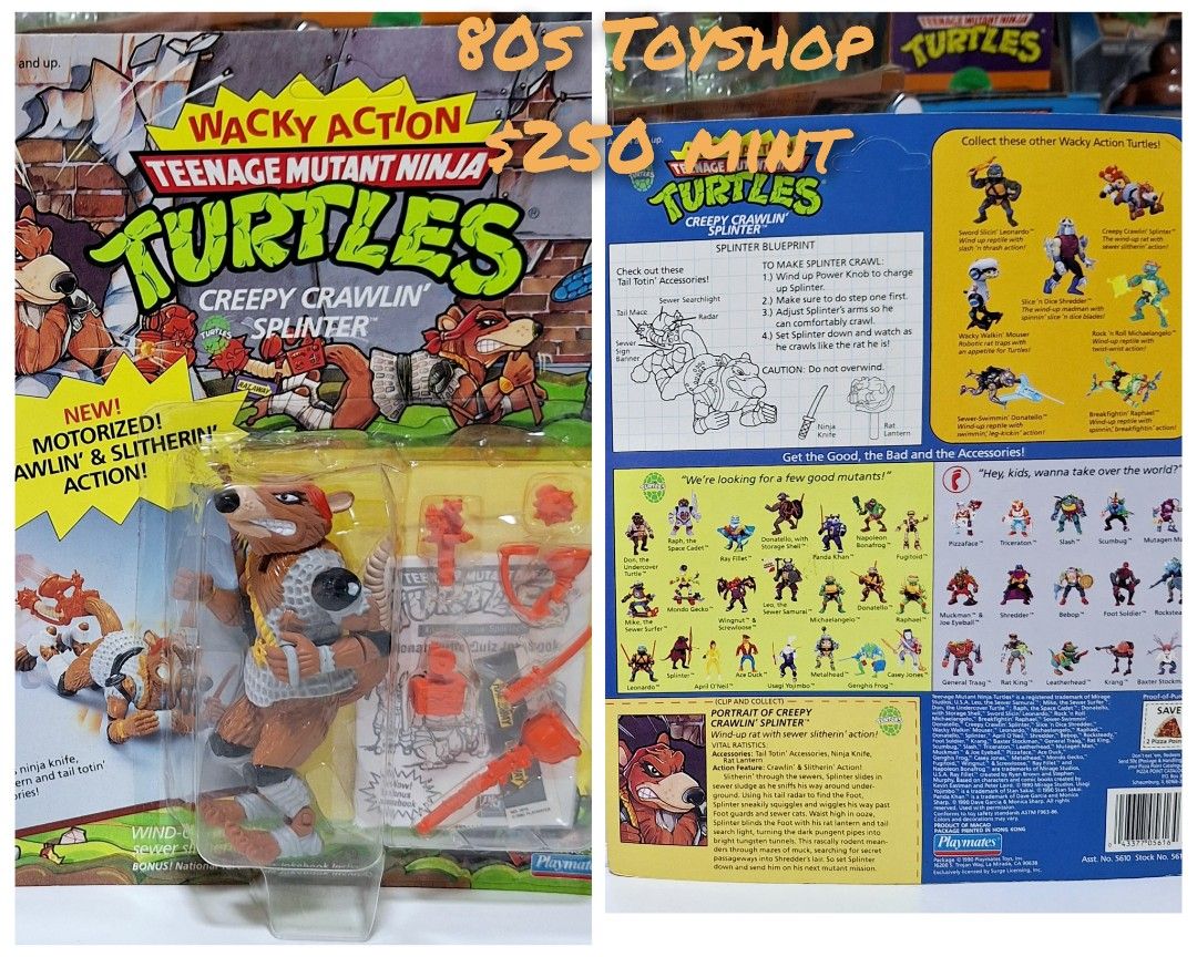 Vintage 90s TMNT Creeping Crawling Splinter mint!!!, Hobbies & Toys ...