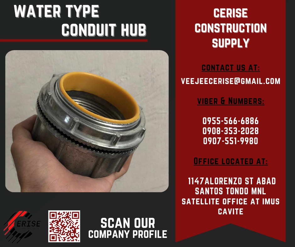 Water Type Conduit Hub, Commercial & Industrial, Construction ...