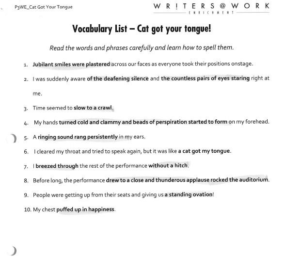 W@W English Compo Creative Writing Primary 1 2 3 4 5 6 P1 P2 P3 P4 P5 ...