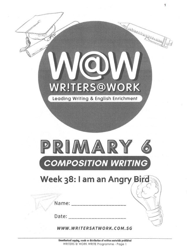 W@W English Compo Creative Writing Primary 1 2 3 4 5 6 P1 P2 P3 P4 P5 ...