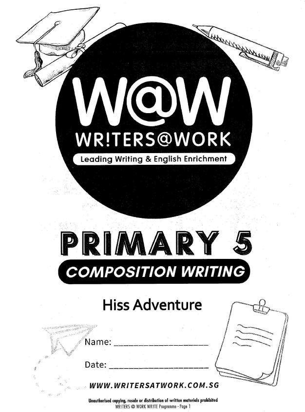 W@W English Compo Creative Writing Primary 1 2 3 4 5 6 P1 P2 P3 P4 P5 ...