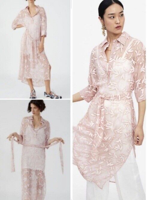 Zara dress in color of the year Pantone / Pink Fuzz, Women's Fashion ...