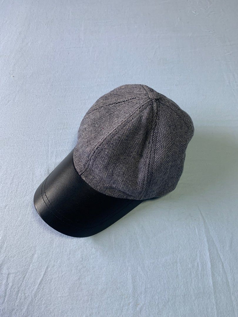 Zara Herringbone Cap, Men's Fashion, Watches & Accessories, Caps & Hats ...