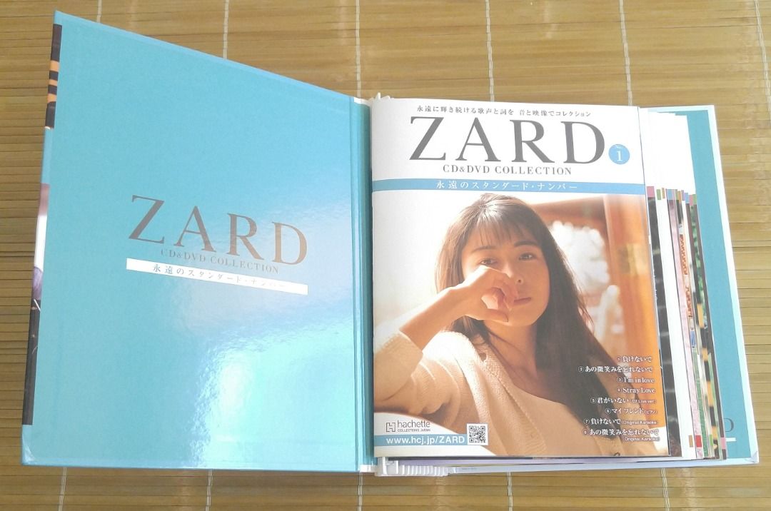 ZARD - CD＆DVD COLLECTION 全67卷 (hachette出版) (紀念隔週刊) 日版 二手 CD, 書籍、休閒與玩具, 樂器、音樂相關, CD、DVD在旋轉拍賣