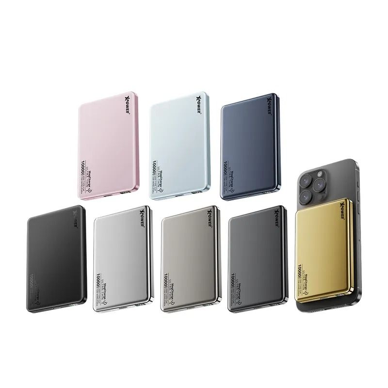 包順豐櫃 - XPower M10K 2合1鋁合金數顯 10000mAh PD3.0+磁吸無線外置充電器 [香港行貨], 手提電話, 電話及 ...