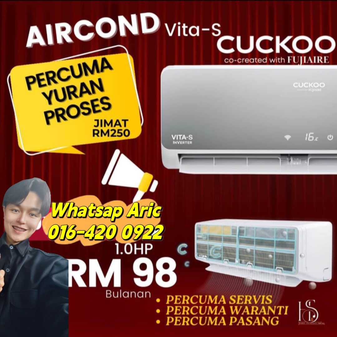 Aircond Ansuran Free Servis, TV & Home Appliances, Air Conditioners ...