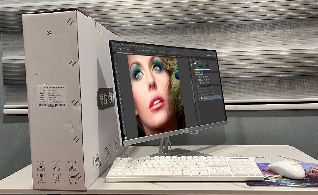 ALL IN ONE PC i5 4th Gen XING CHEN Desktop Built-in Computer, Computers ...