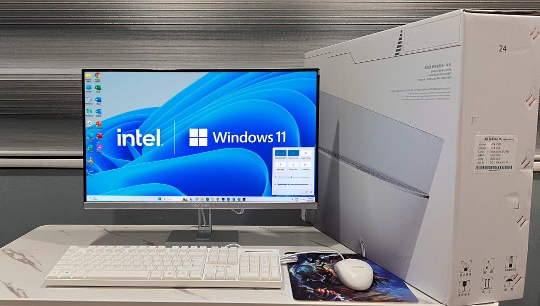 ALL IN ONE PC i5 4th Gen XING CHEN Desktop Built-in Computer, Computers ...