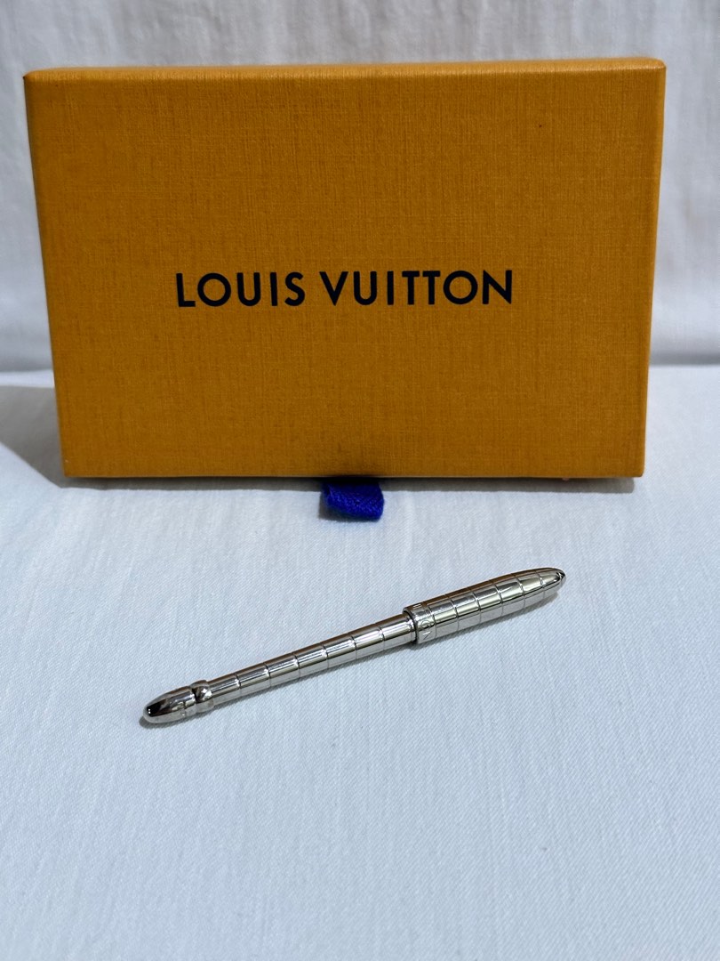 Authentic LOUIS VUITTON Ballpoint Pen Silver, Luxury, Accessories on ...