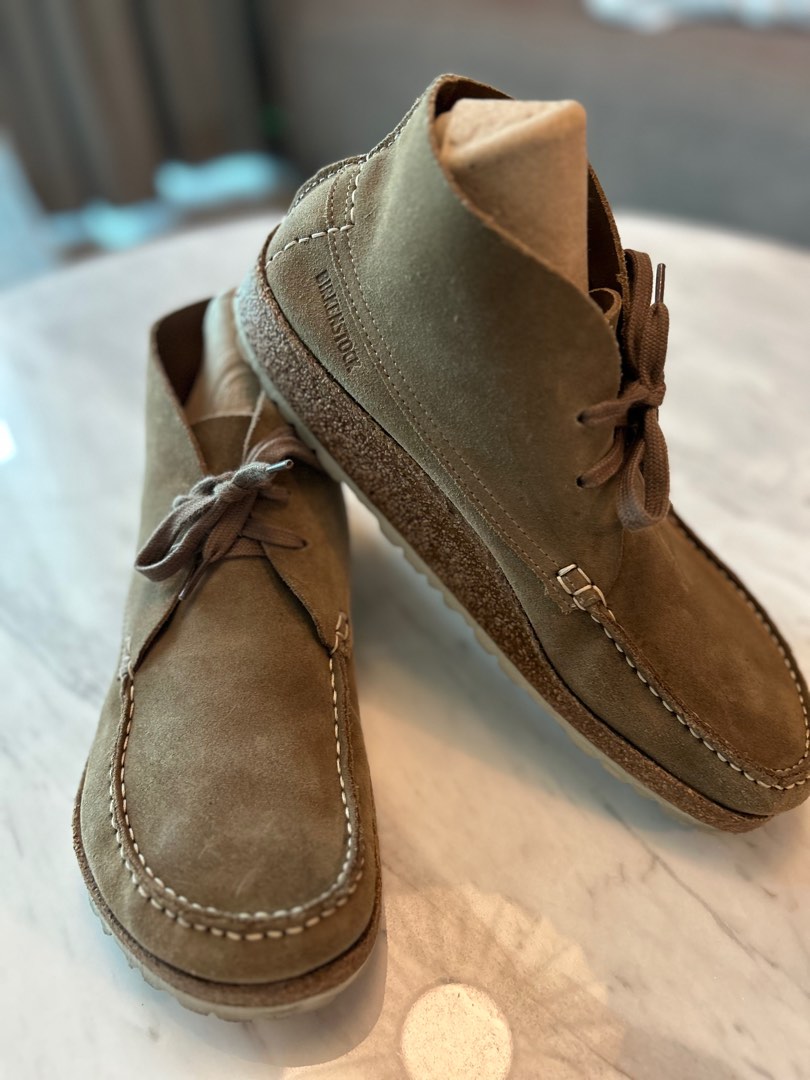 Birkenstock Utti Lace Suede leather, Men's Fashion, Footwear, Casual ...