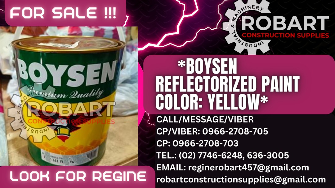*boysen reflectorized paint color: yellow*, Commercial & Industrial ...