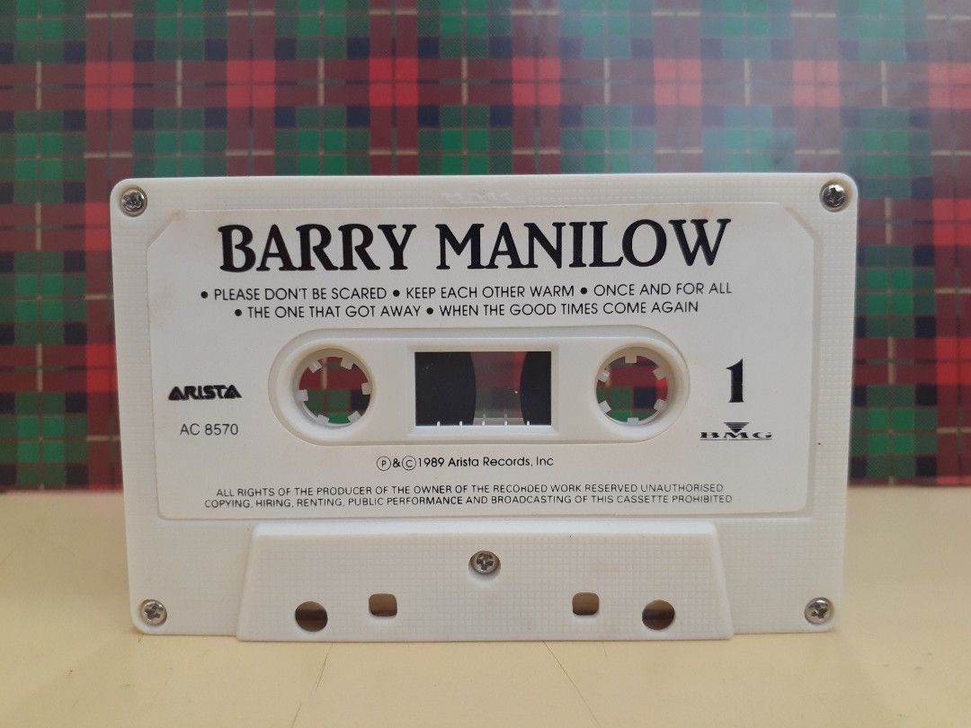 (Cassette) Barry Manilow, Hobbies & Toys, Music & Media, CDs & DVDs on ...