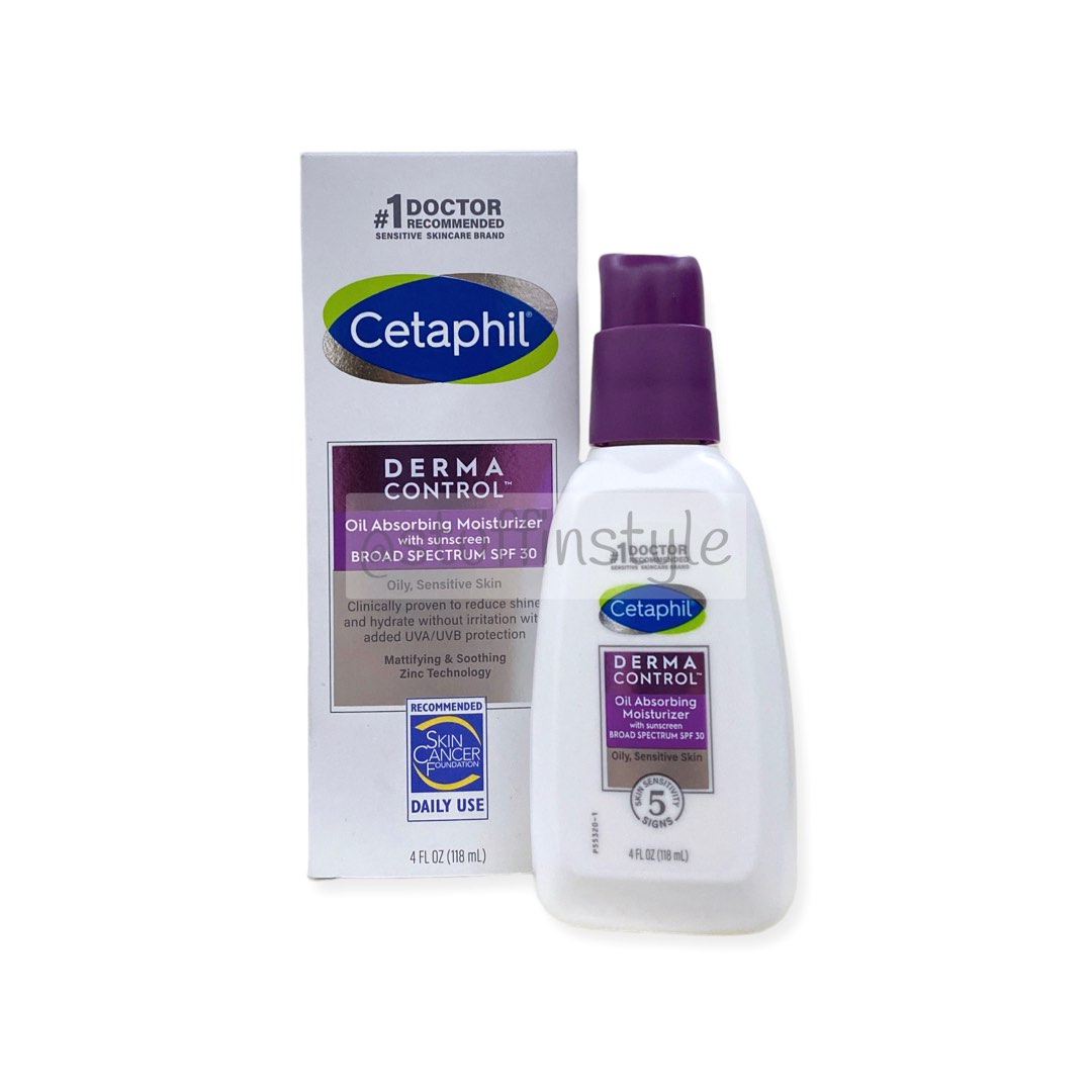 Cetaphil Dermacontrol Oil Absorbing Moisturizer 4oz, Beauty & Personal ...