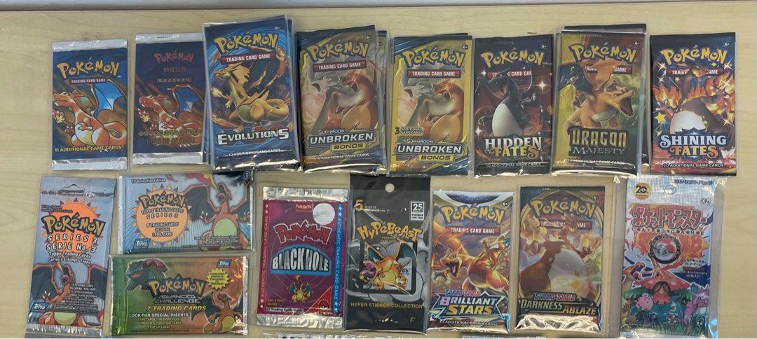 ALL Charizard Packs! XY Flashfire Evolutions Unbroken Bonds Legendary ...