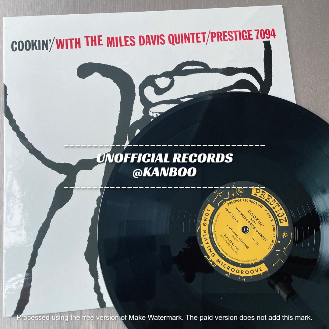 《Cookin' With The Miles Davis Quintet》APRJ 7094【限量版】【美品】2013 US 黑膠唱片 ...