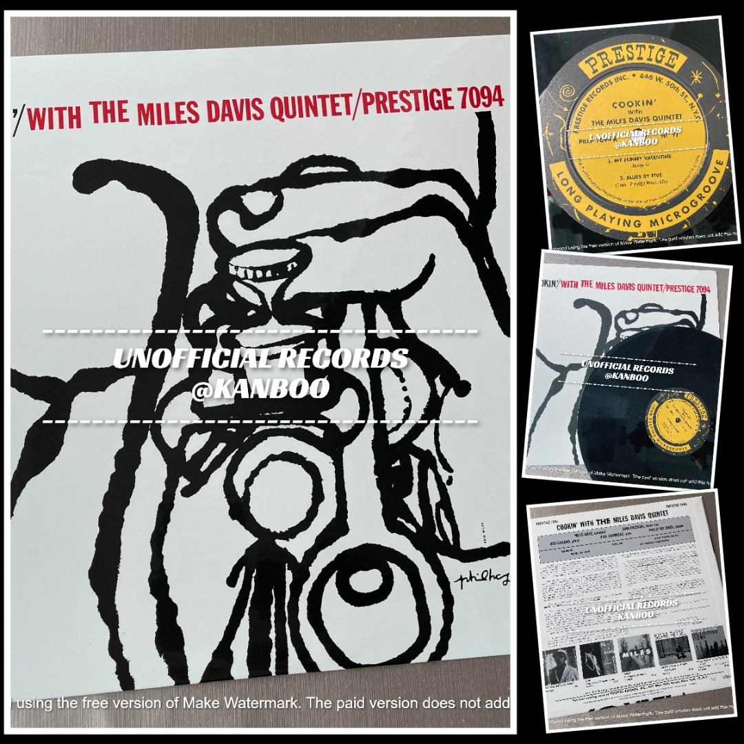 《Cookin' With The Miles Davis Quintet》APRJ 7094【限量版】【美品】2013 US 黑膠唱片 ...