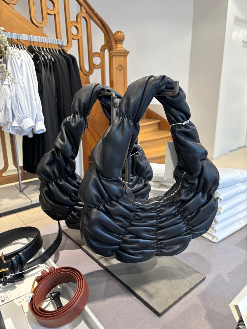 Cos croissant leather shoulder bag, Women's Fashion, Bags & Wallets ...