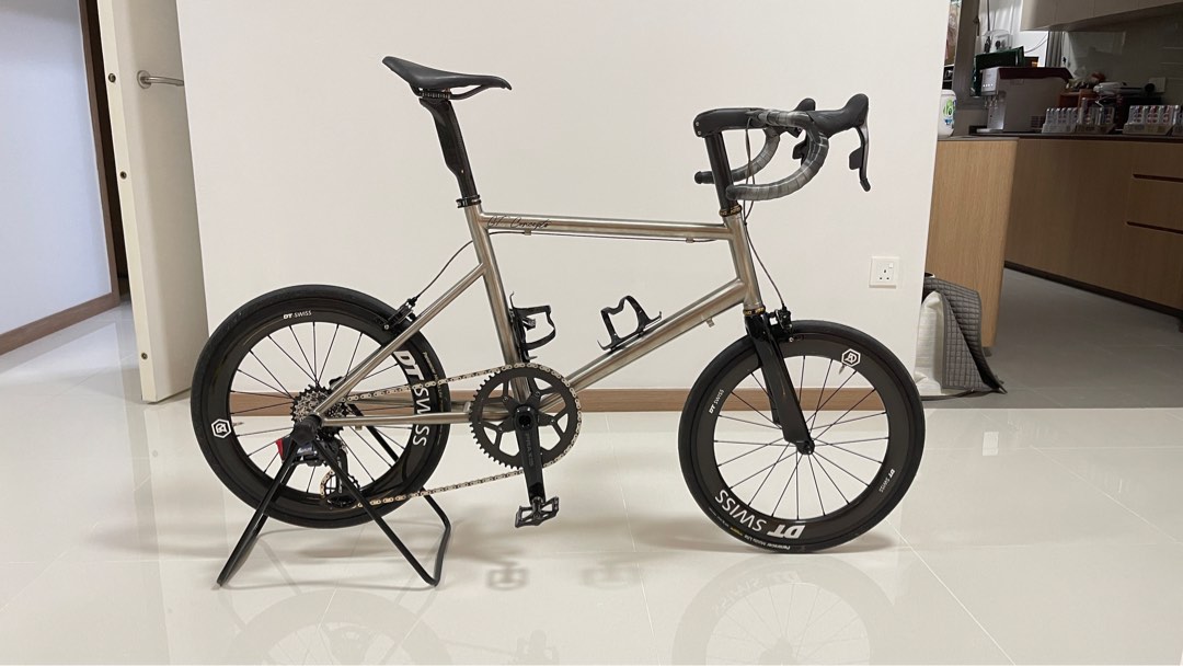 Custom build Titanium mini Velo, Sports Equipment, Bicycles & Parts ...