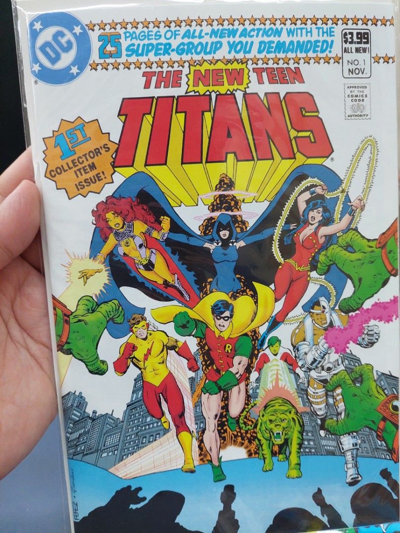 New Teen Titans #1 Facsimile Edition, Hobbies & Toys, Books & Magazines ...
