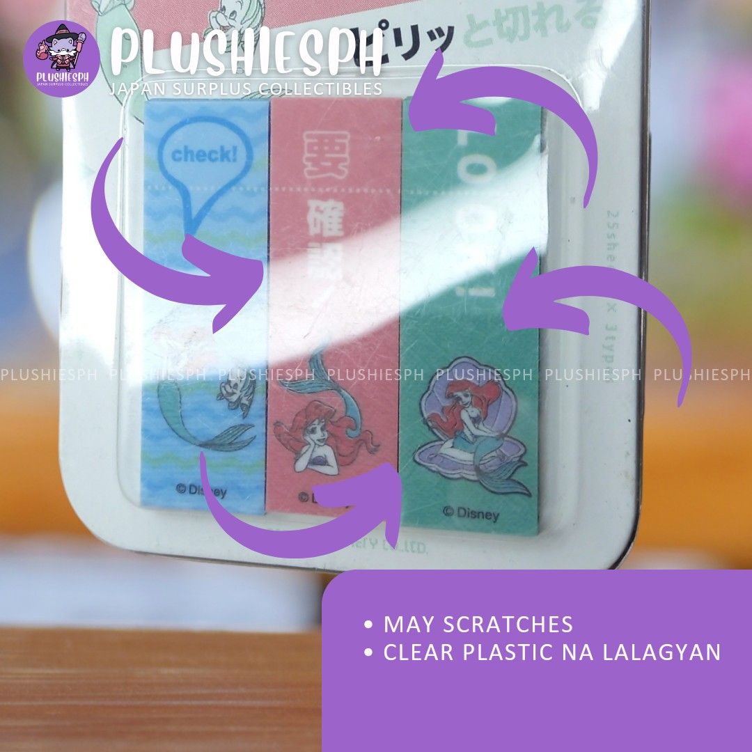 Disney The Little Mermaid Sticky Notes, Hobbies & Toys, Stationary ...