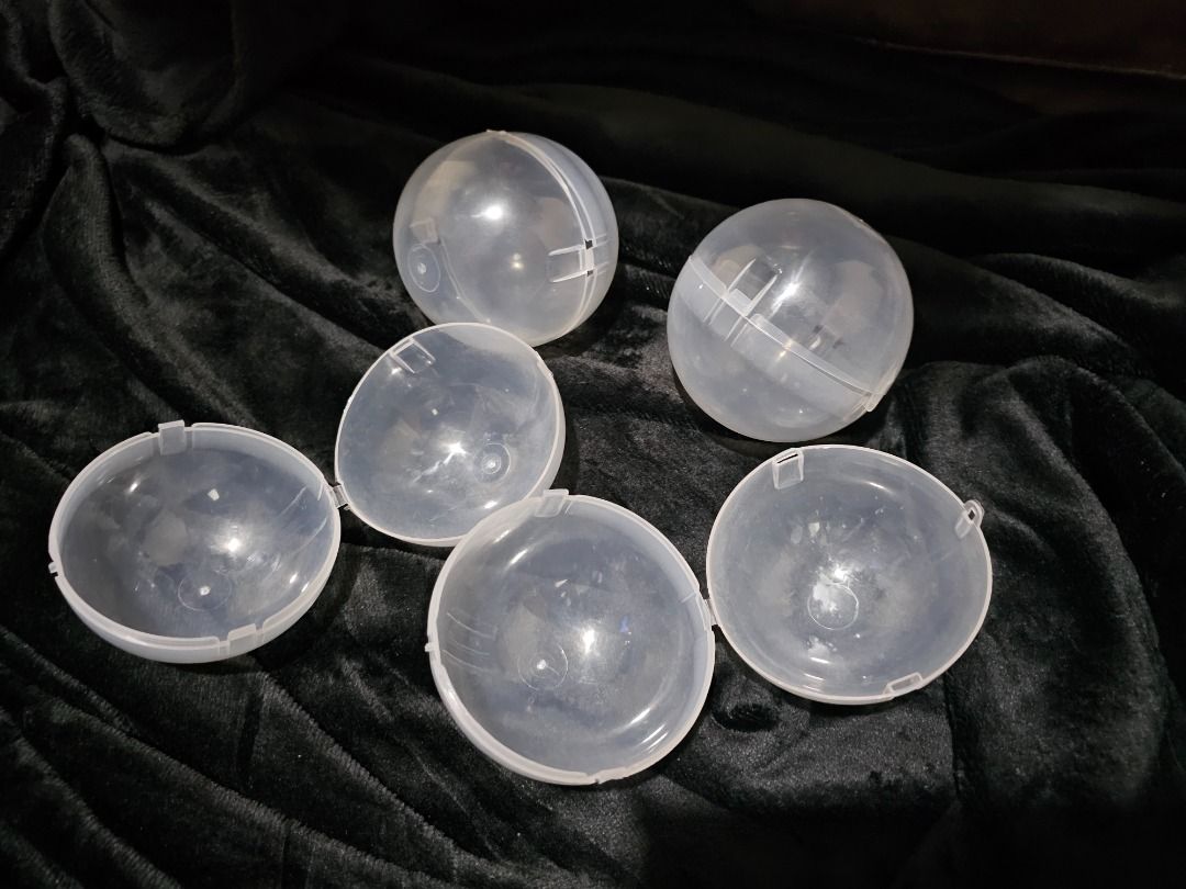Gacha Clear Ball Container 4inch, Hobbies & Toys, Toys & Games on Carousell
