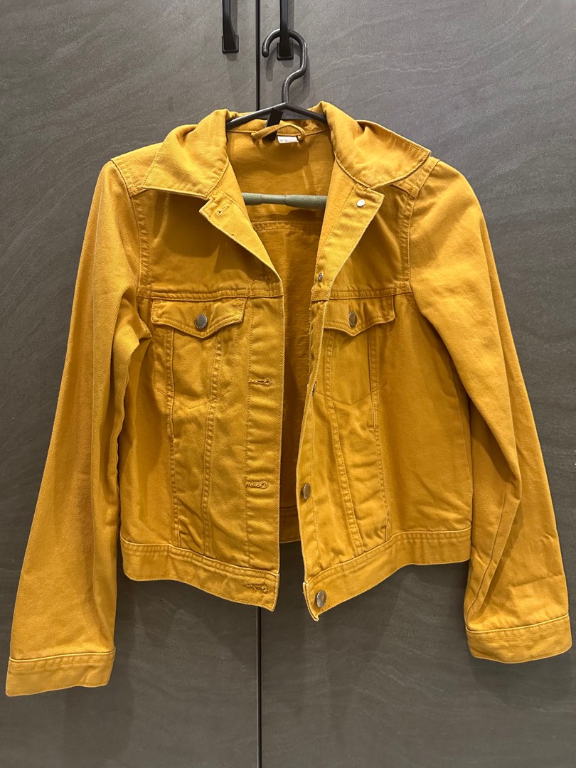 H&M yellow jacket, Women's Fashion, Coats, Jackets and Outerwear on ...