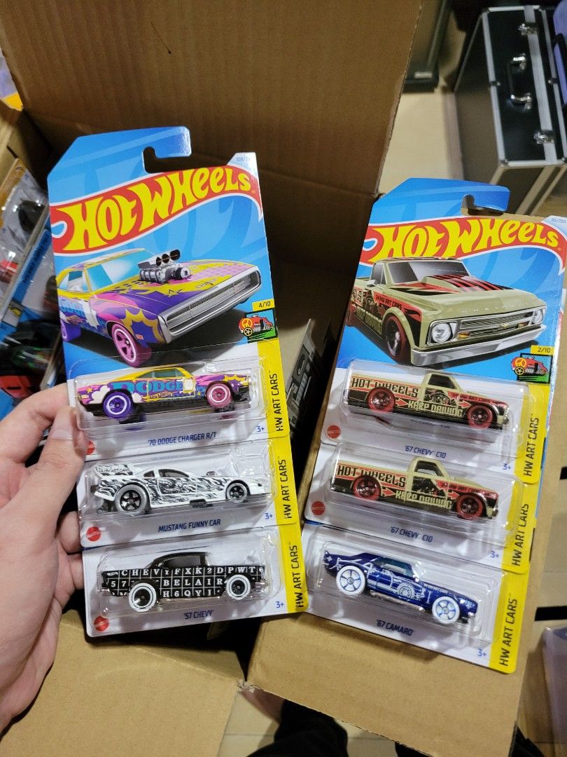 Hotwheels Mainline HW Art Cars Lineup, Hobbies & Toys, Toys & Games on ...